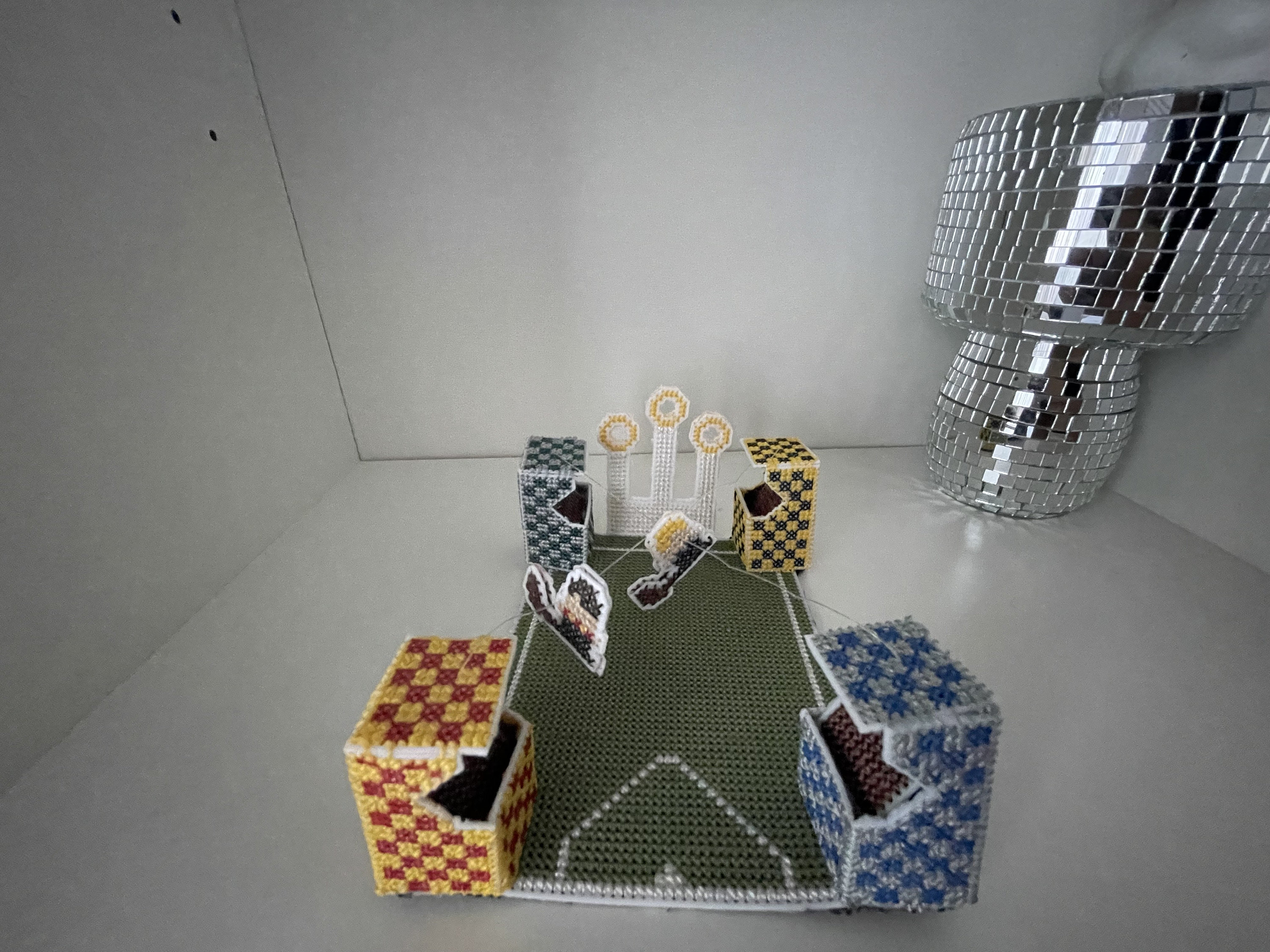 Quidditch Arena Plastic Canvas Miniature - Etsy