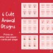 Printable Animal-themed Valentines Cards for Children, Cute Valentine's ...