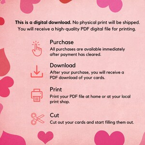 Printable Animal-themed Valentines Cards for Children, Cute Valentine's ...