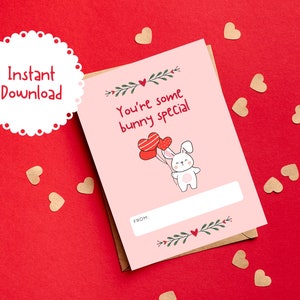 Printable Animal-themed Valentines Cards for Children, Cute Valentine's ...