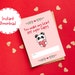 Printable Animal-themed Valentines Cards for Children, Cute Valentine's ...
