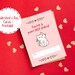 Printable Animal-themed Valentines Cards for Children, Cute Valentine's ...