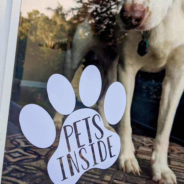 Pet Inside Sticker - Etsy