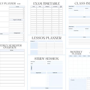 Ultimate Printable Student Planner 2024 2025, College Academic Student ...