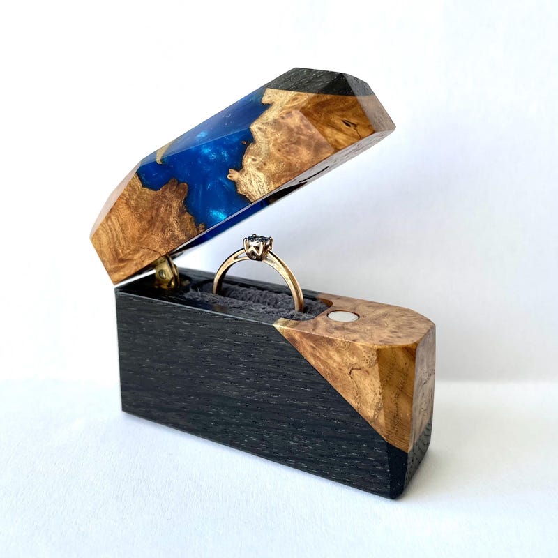Ring Box Wood - Etsy