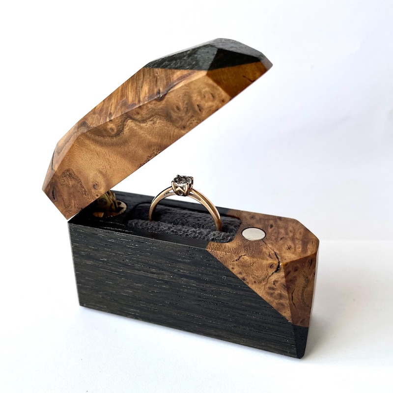 Slim Ring Box - Etsy