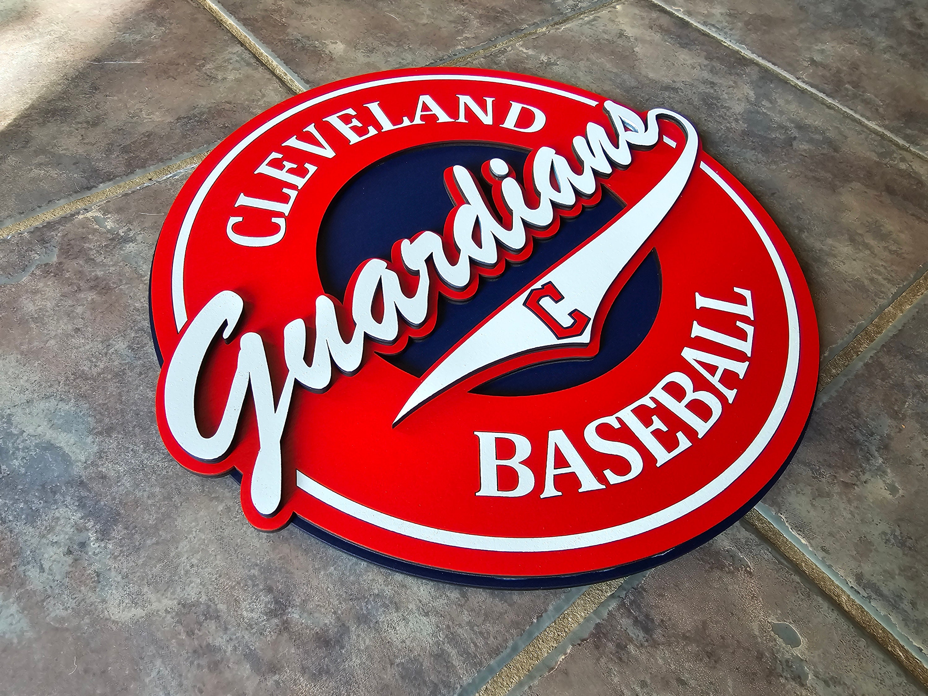 Cleveland Guardians Custom-made Wood Wall Decor. 3 Layers Painted and ...