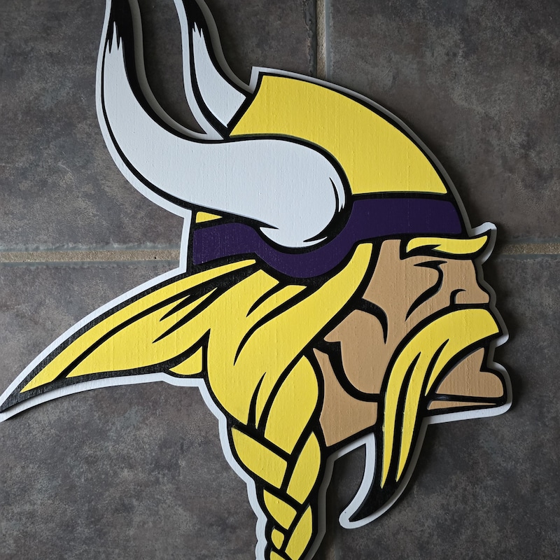 Vikings Wood Sign - Etsy