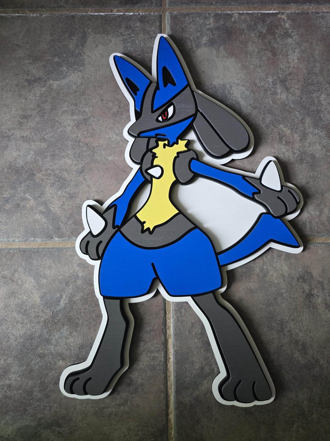 Pokemon Lucario Custom-made Wood Wall Decor. | Wall Decor | Wall ART ...