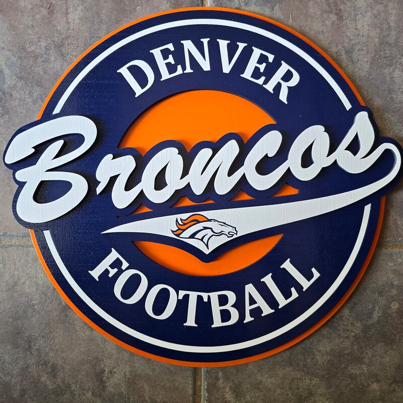 Denver Broncos Sign - Etsy