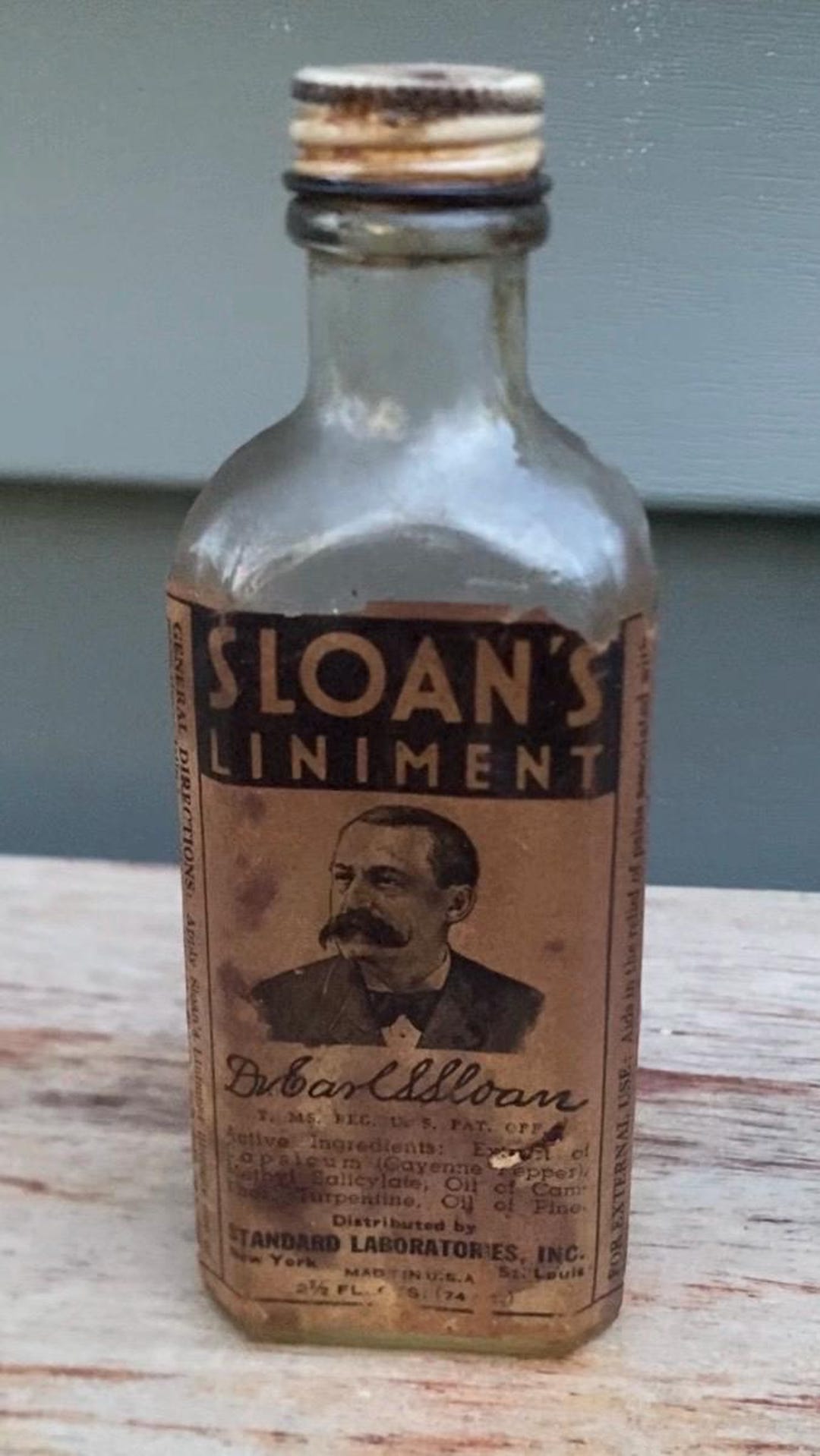 Sloan’s Liniment - Antique Apothecary Medicine Bottle - Bottle Dump ...