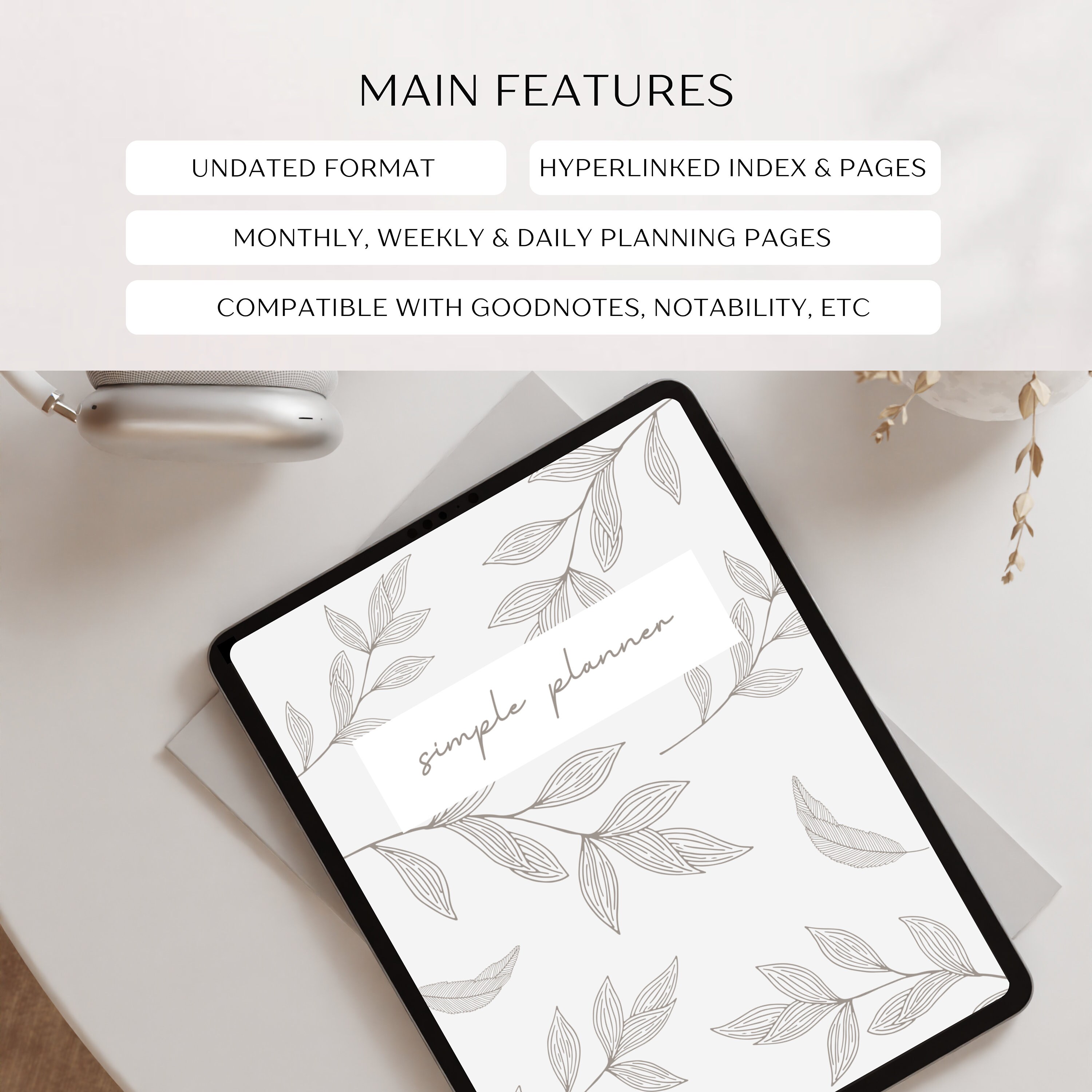PLR Resell Digital Planner, Canva Template, Commercial Use Editable ...