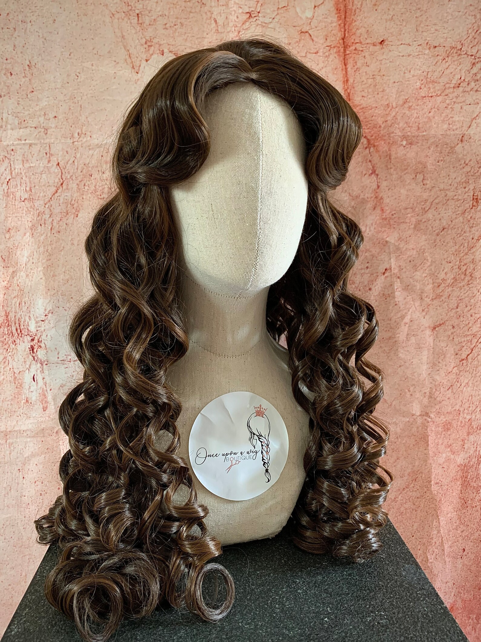 Base Wig 'beau' Set With Ponytail Bun Attachment Belle Beauty and the ...