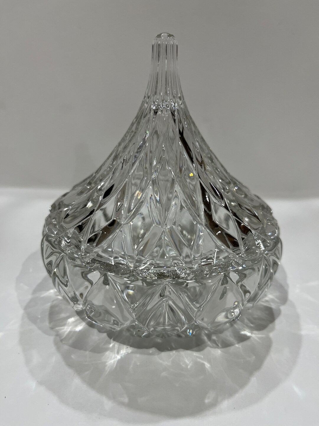 Hershey's Crystal Kiss Candy Dish With a Lid - Etsy