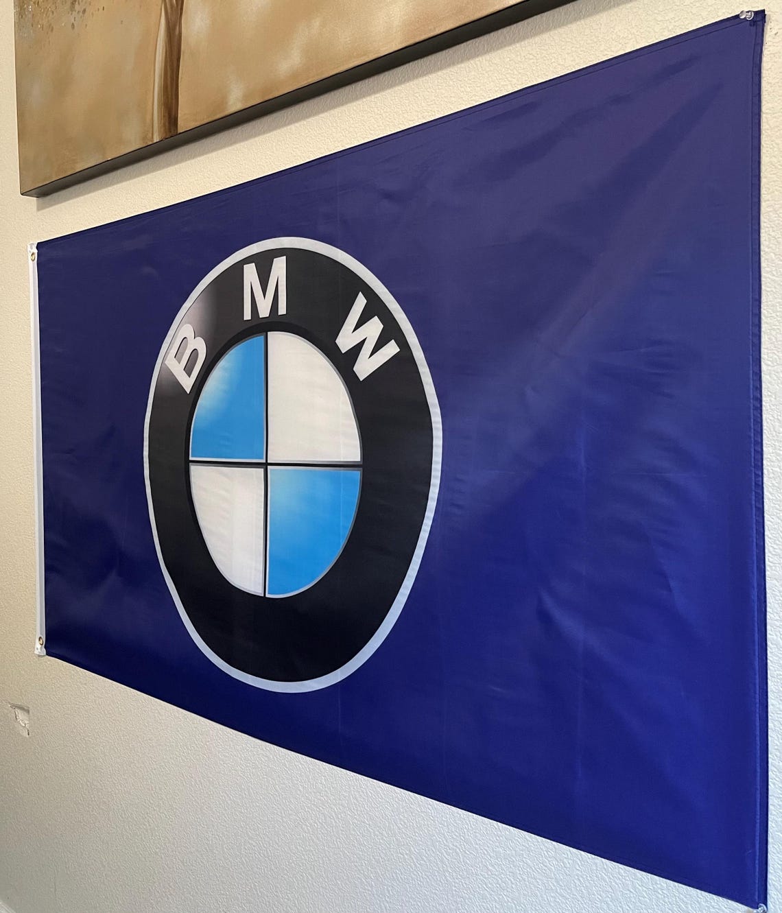 BMW Flag 3x5 Ft | Garage Banner With Eyelets | Man Cave Wall Decor ...