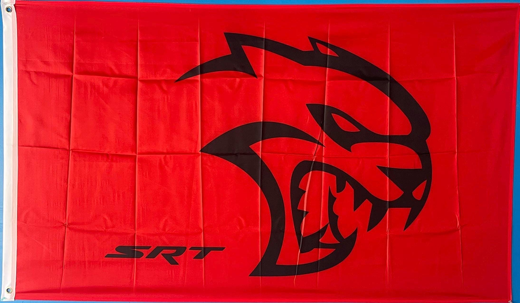 Hellcat Flag 3x5 Ft – Dodge SRT Muscle Car Garage Banner - Etsy