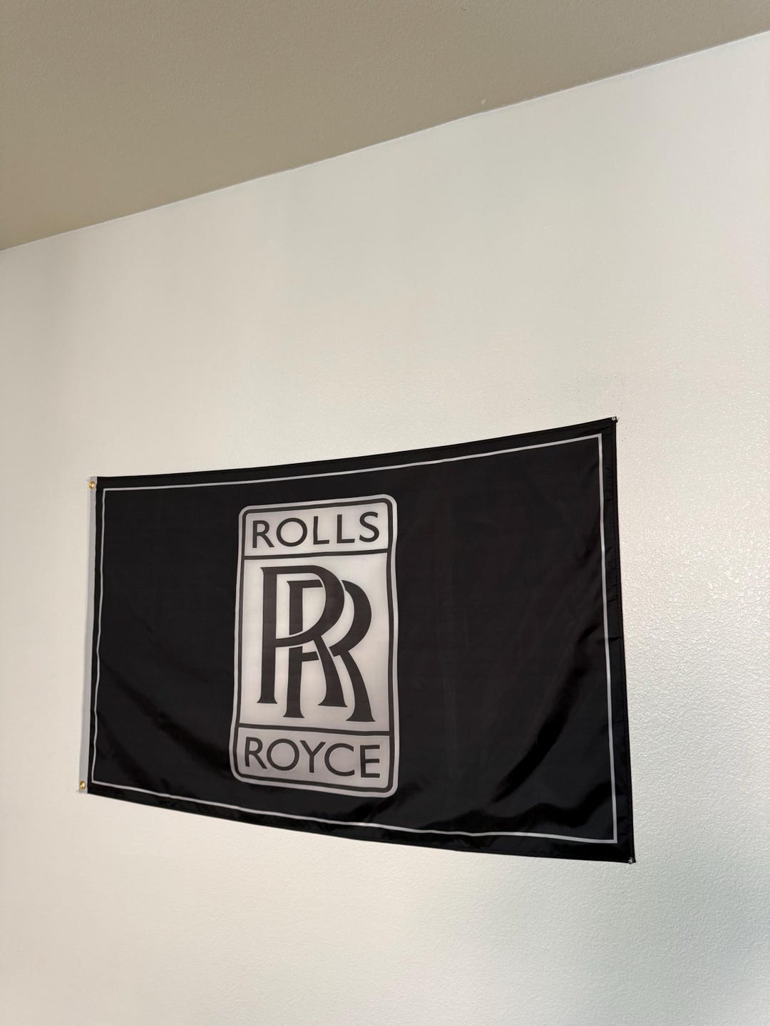 Rolls Royce Flag 3x5 Ft Spirit of Ecstasy Banner Garage Wall Decor ...