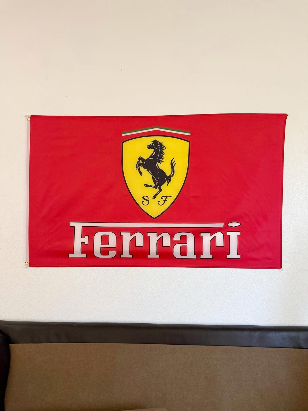 Ferrari Flag 3x5 FT: Red Racing Banner for Garage, Man Cave - Etsy