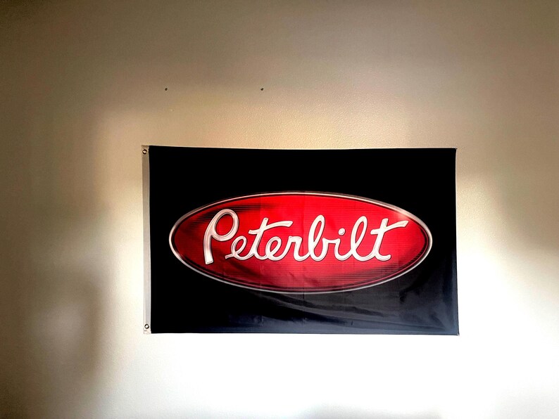 Peterbilt Truck Flag 3x5 FT | Semi Driver Garage Banner - Etsy