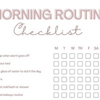Kids Evening Checklist – School Night & Bedtime Printable (digital ...