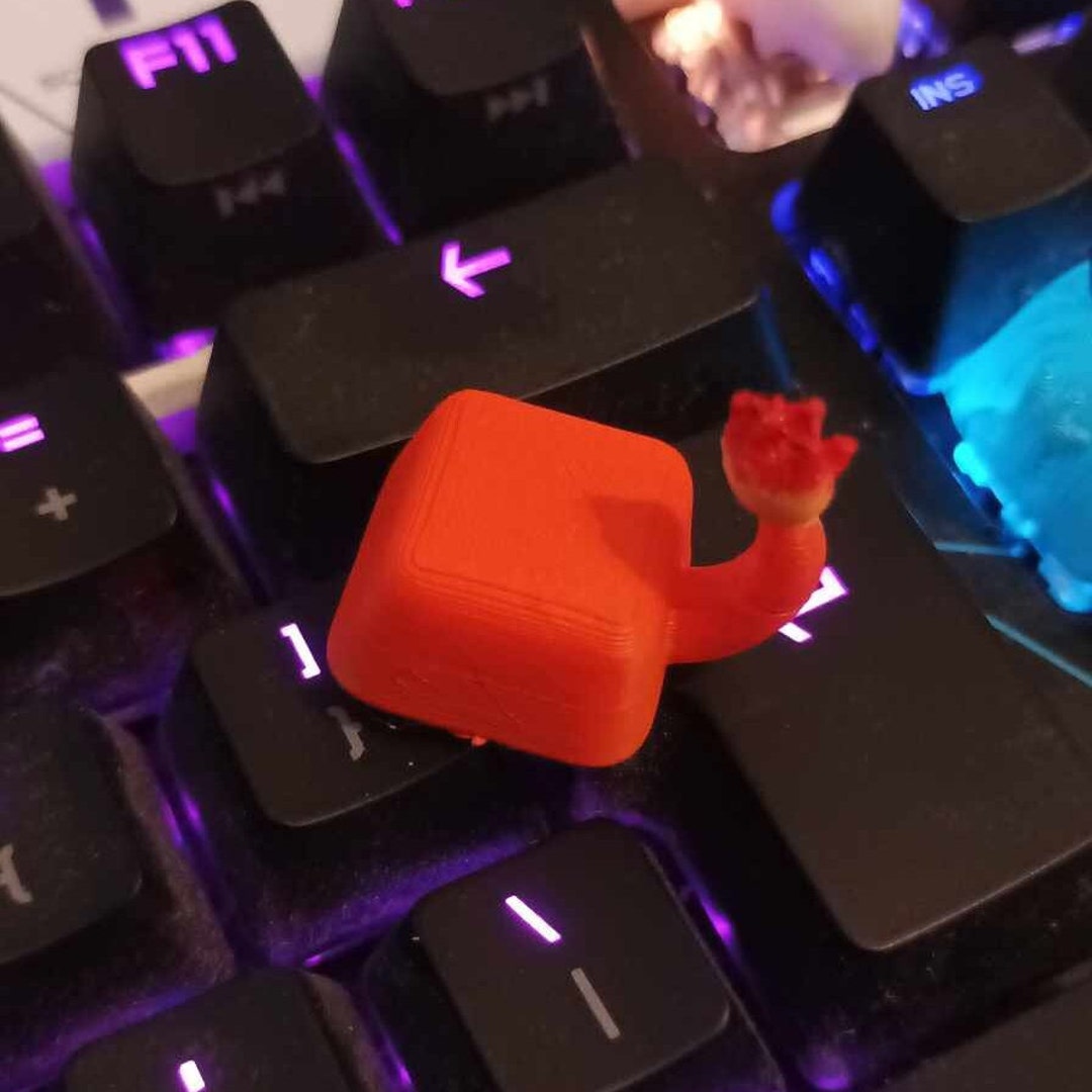 Charmander Keycap, Custom, Pokemon Keycap, Artisan Keycap, Custom Artisan Pokemon Keycap for ...