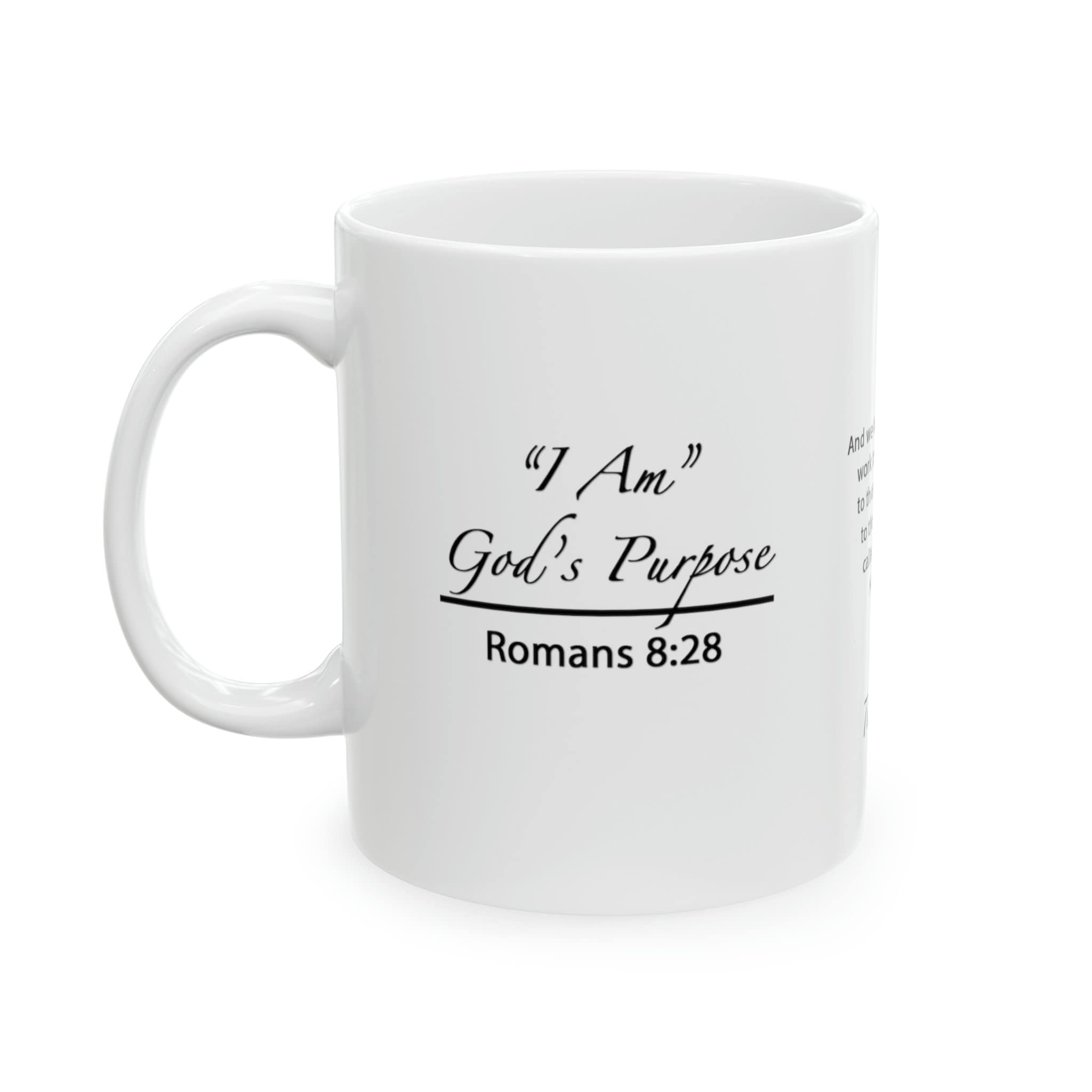 I Am God's Purpose Coffee Mug, I Am Affirmation Mug, I Am Religious ...
