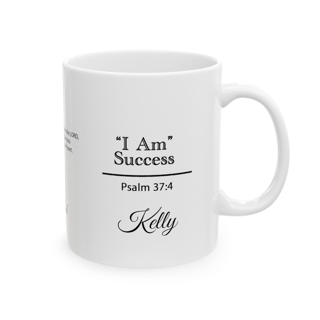 Success Coffee Mug With Name, Coffee Mug, Religious Coffee Mug ...