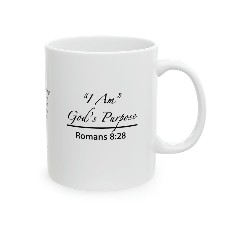 I Am God's Purpose Coffee Mug, I Am Affirmation Mug, I Am Religious ...