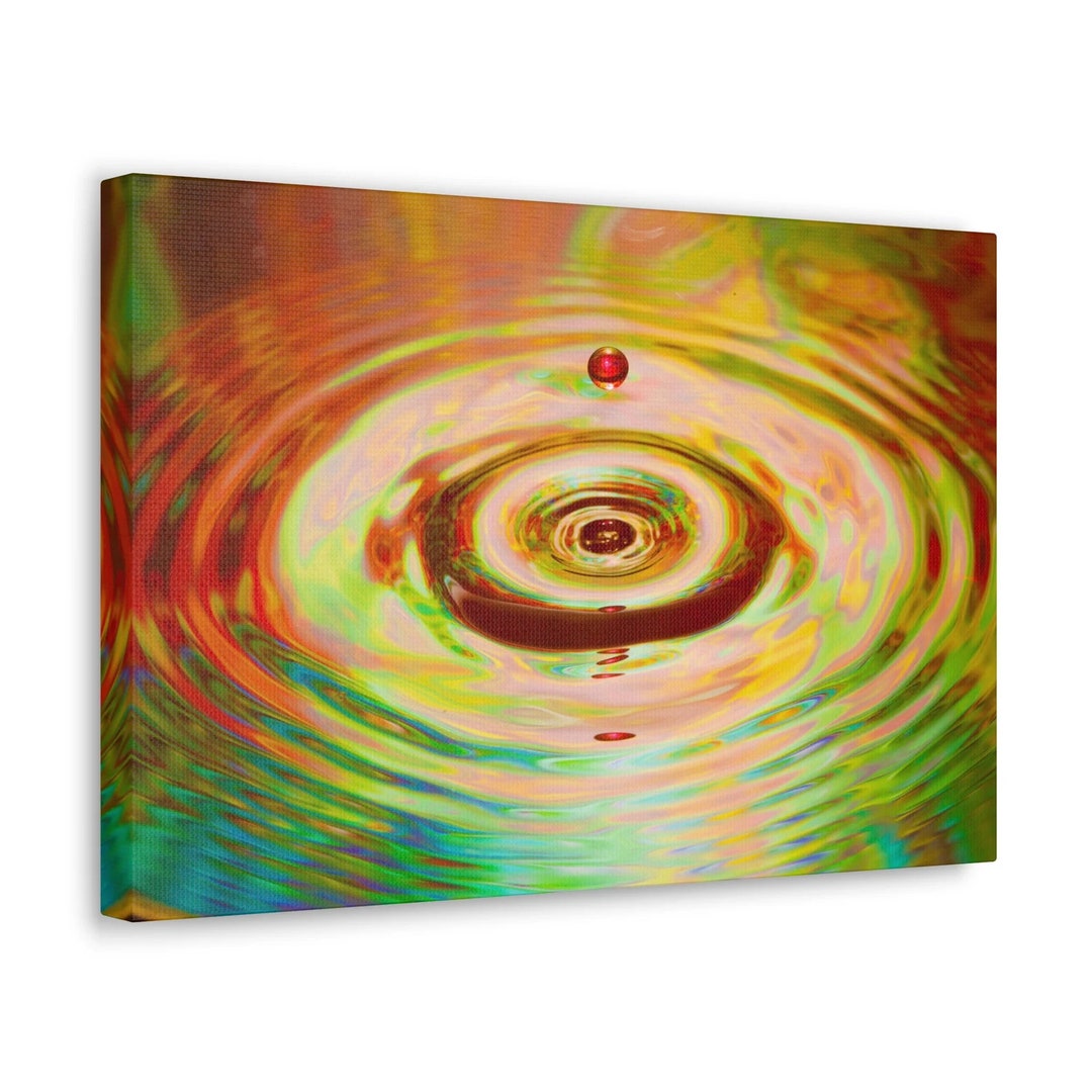 Water Droplet Photo Art Print: Home & Office Wall Decor (digital ...