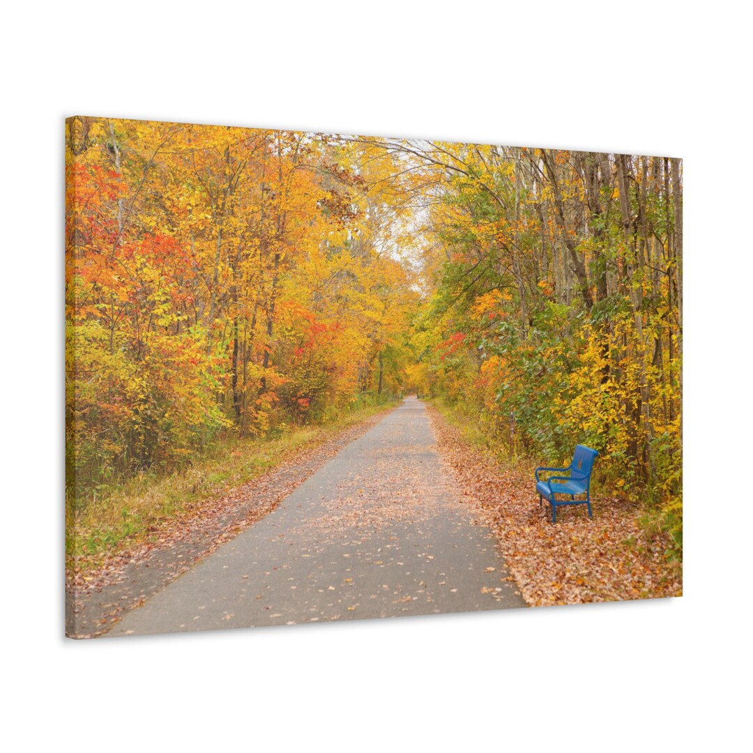 Nature Trail Canvas Art, Fall Scenery, Autumn Prints, Autumn Canvas ...