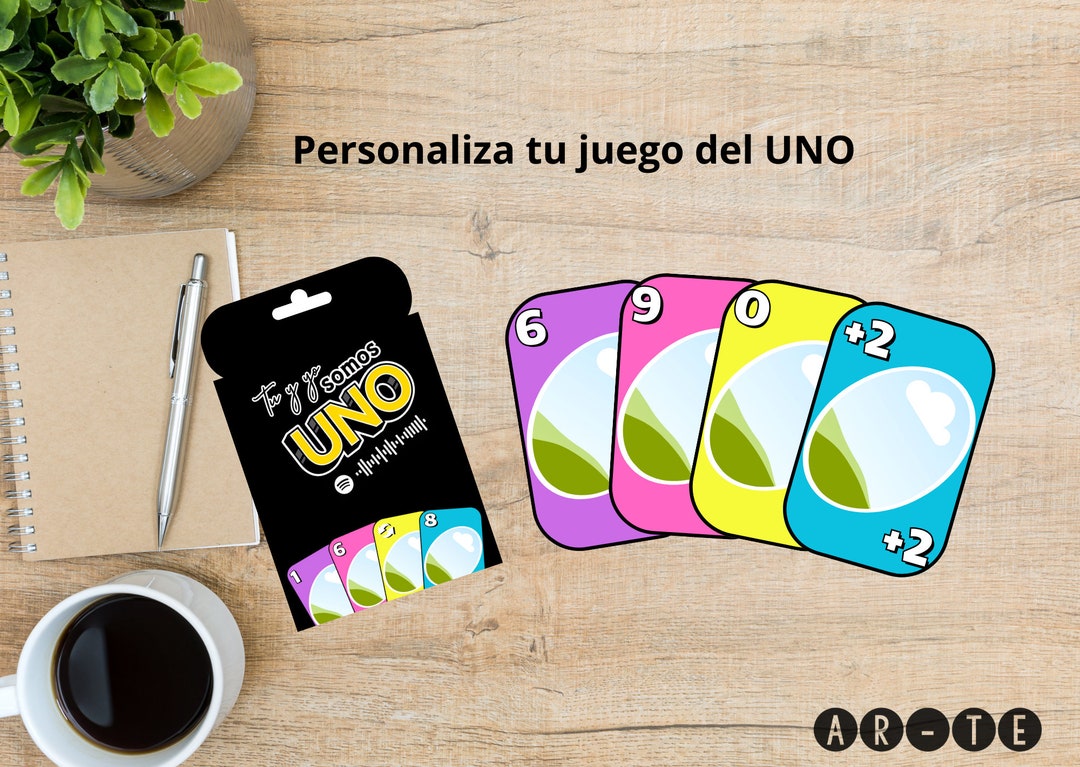 UNO Personalizado plantilla en CANVA o POWERPOINT lista para agregar ...