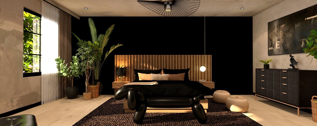 Online Living Room Interior Design With 3D Rendering, Shopping List ...