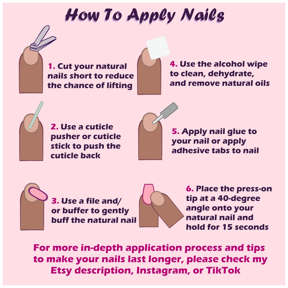 Inosuke Hashibira Demon Slayer Press on Nails Almond Square Stiletto ...