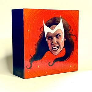Original Painting / Scarlet Witch / Wanda Maximoff / Elizabeth Olsen ...