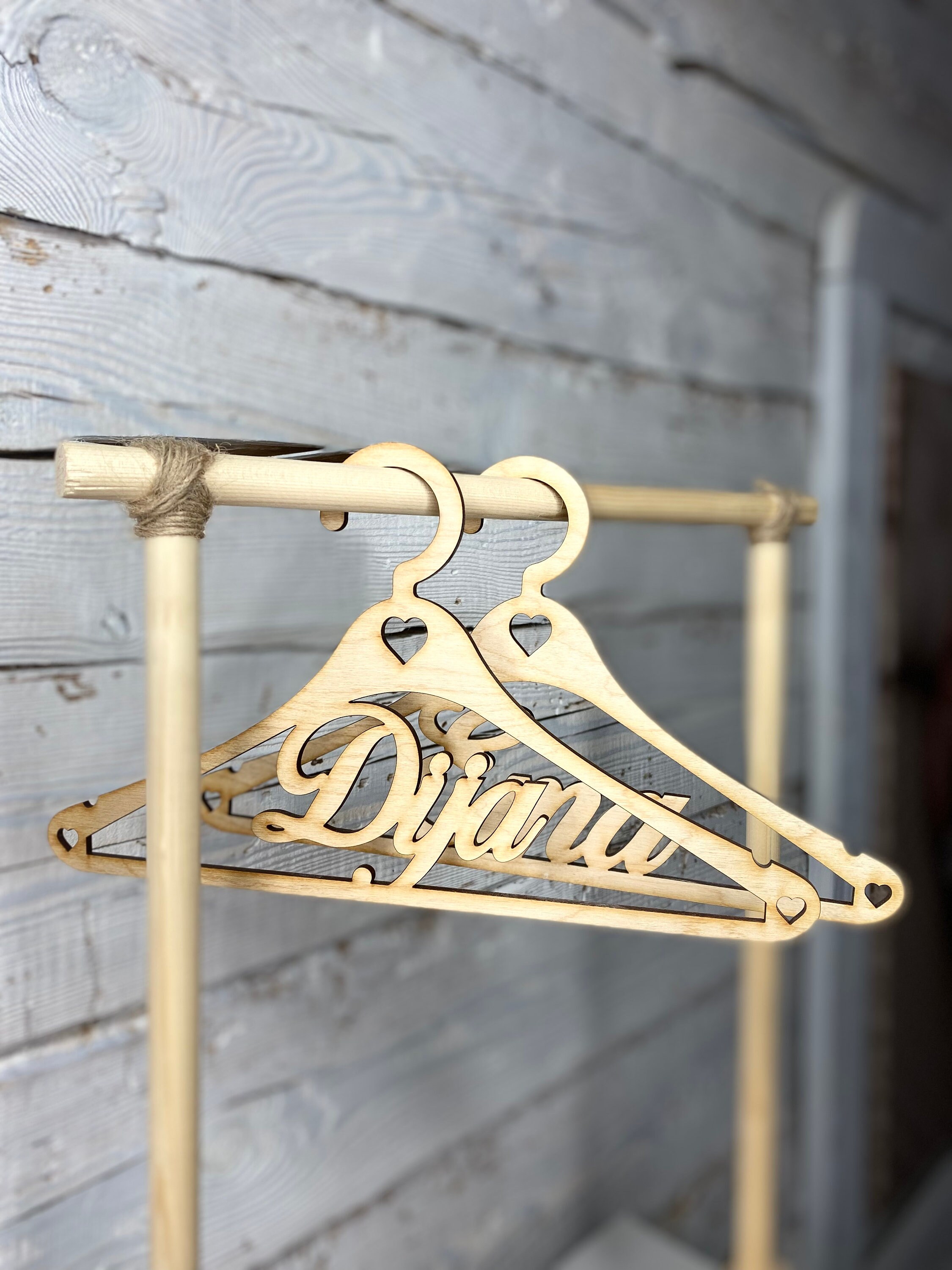 SET OF 3 Hangers for Babys| Hangers for Kids| Personalised Hangers ...