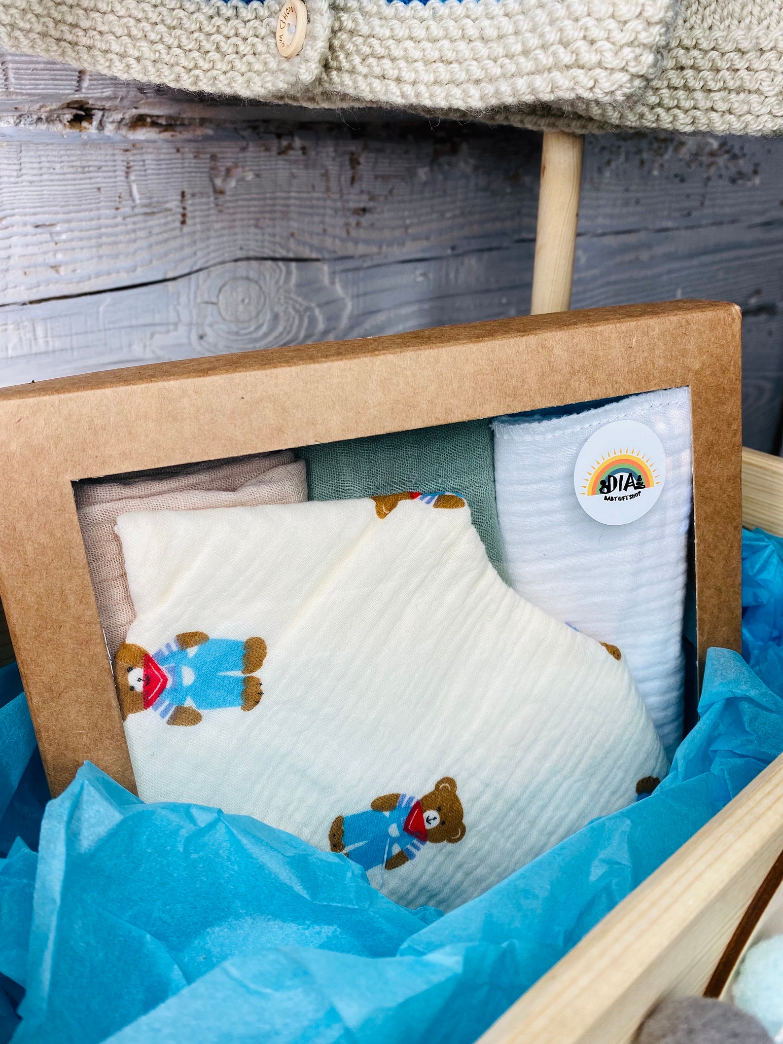 Baby Shower Crate/gender Reveal Gift/little Boy/baby Hamper - Etsy