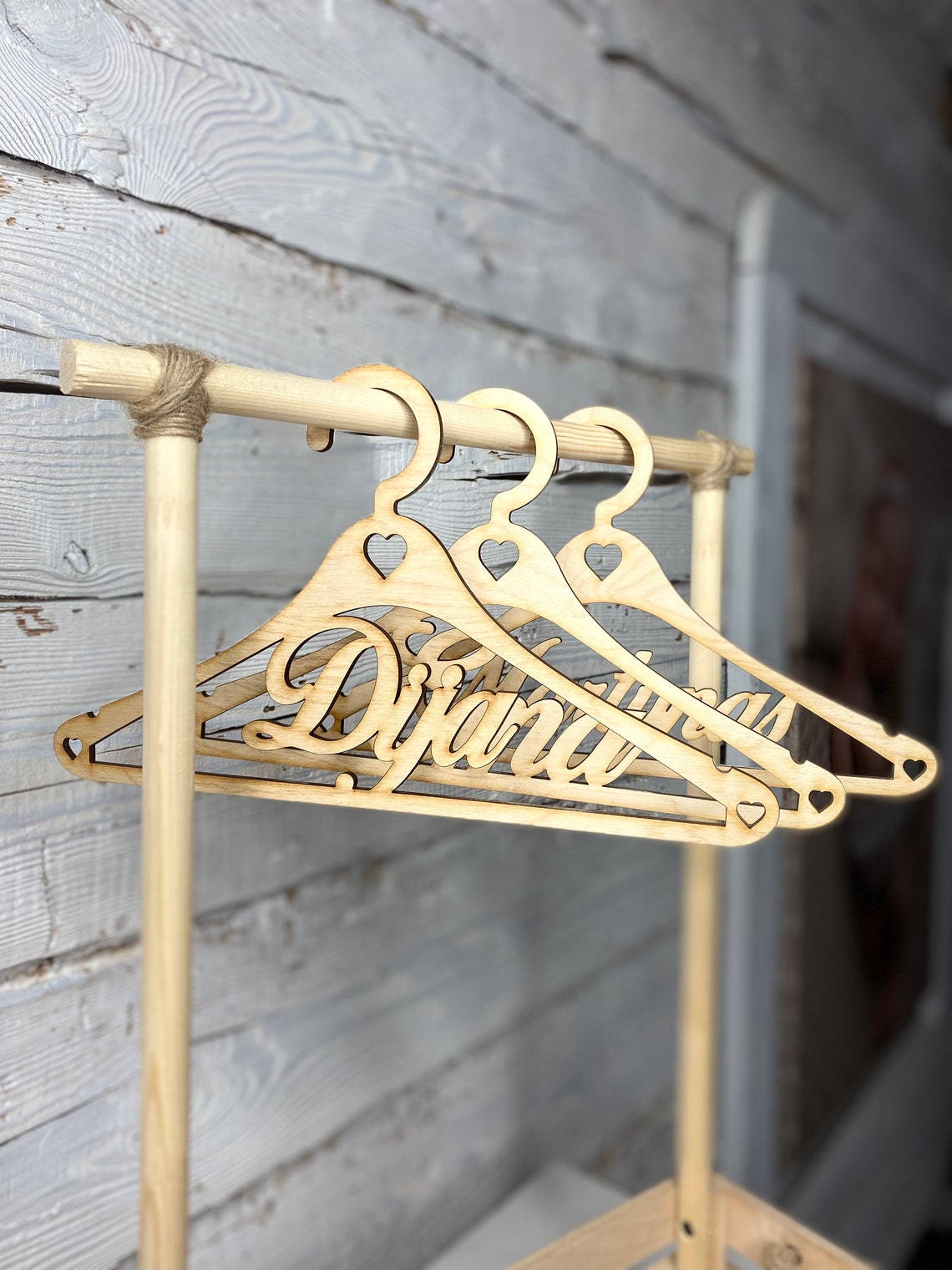 SET OF 3 Hangers for Babys| Hangers for Kids| Personalised Hangers ...