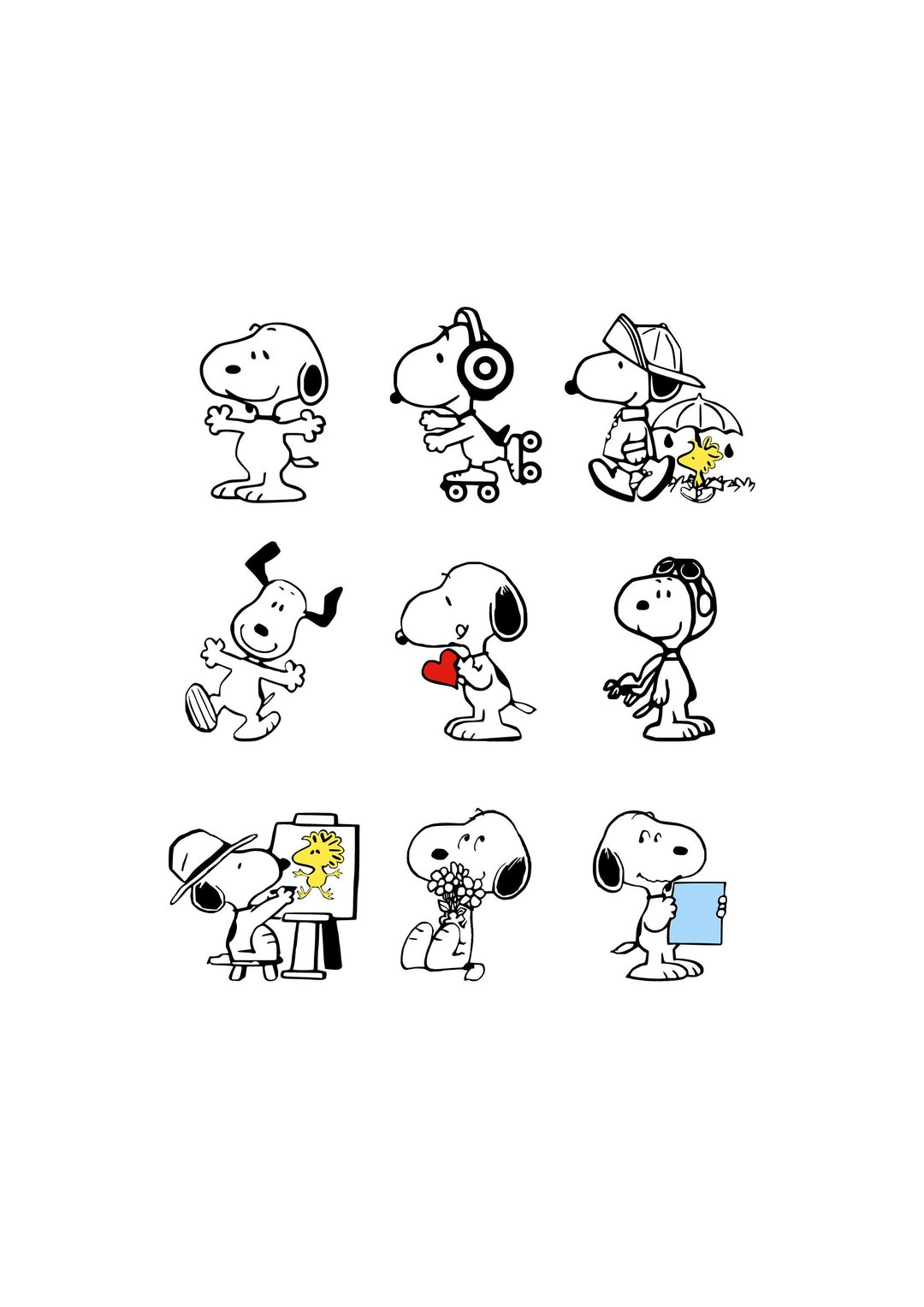 Snoopy Svg, Snoopy Png, Files for Cricut & Silhouette Cameo, Snoopy ...