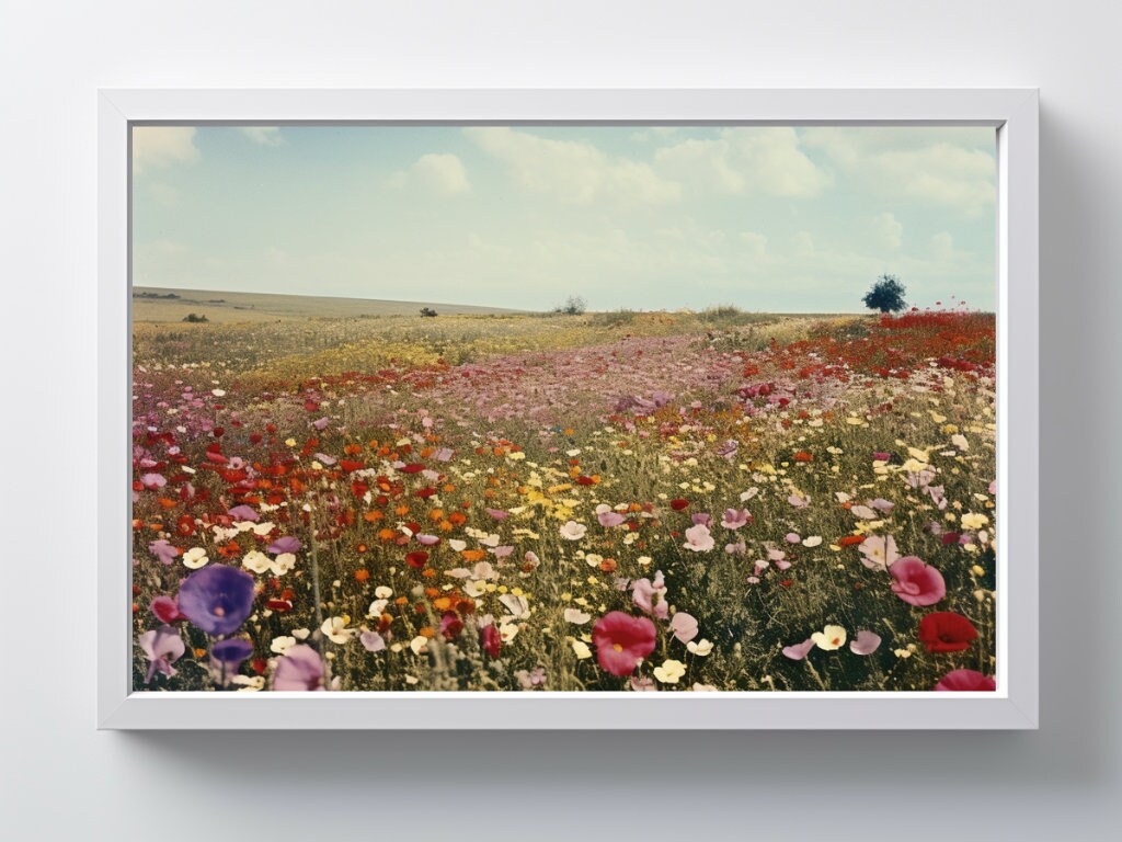 Printable Wildflower Field - Etsy