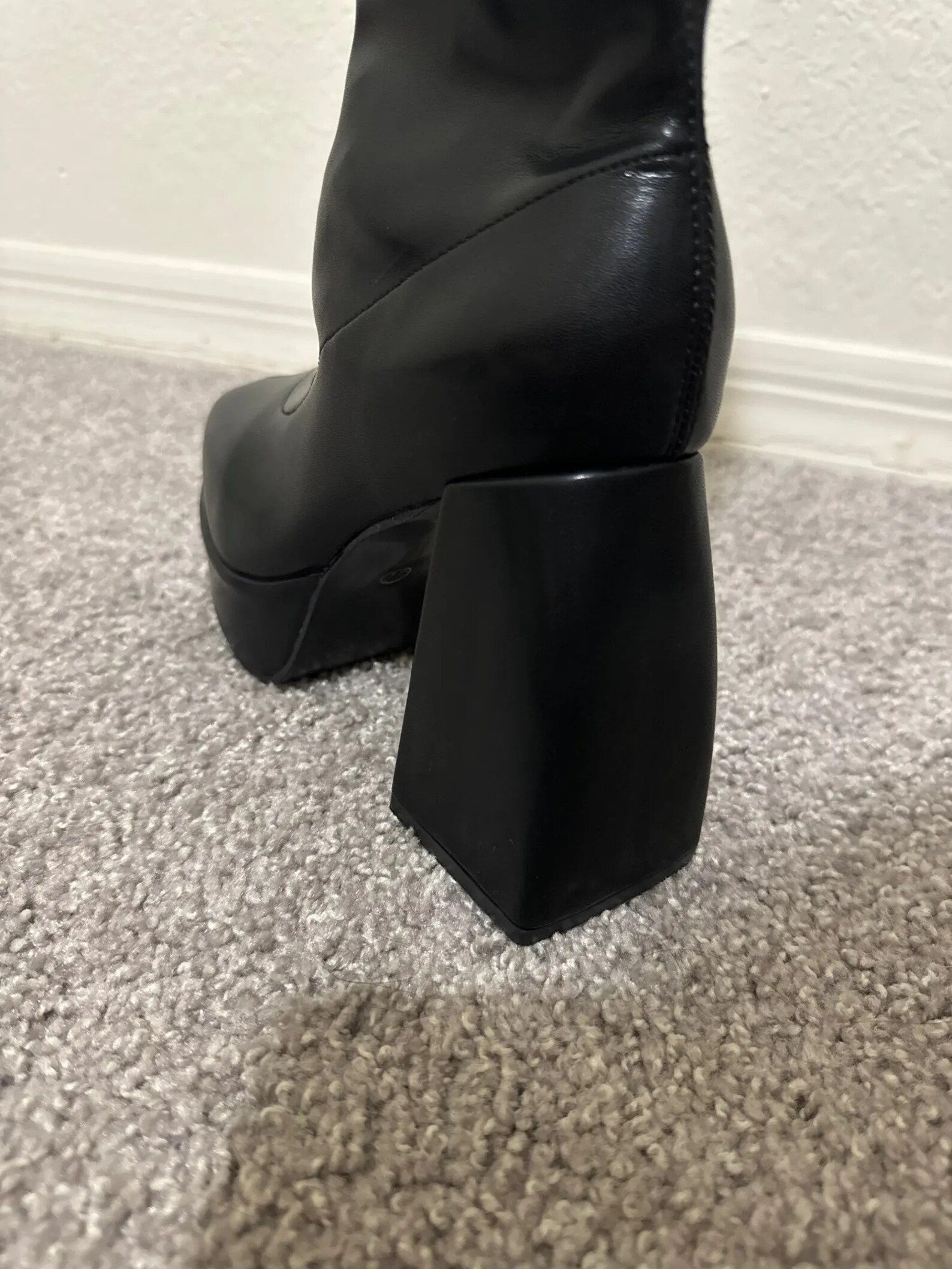 Punk Boots Y2K Boots Gothic Boots Knee High Boots Emo Boots - Etsy