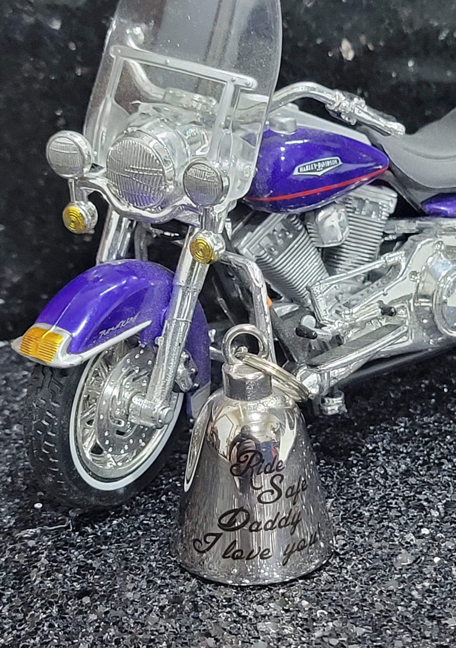 Custom Engraved Stainless Steel Guardian Bell Personalized Motorcycle ...