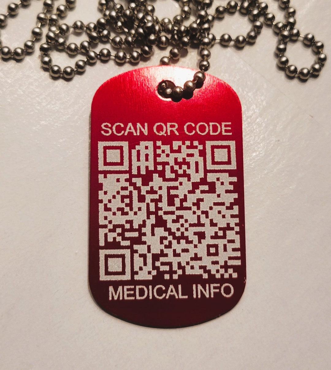 Qrcode Medical Alert Tag Perfect for Alzheimer and Dimentia Patients ...