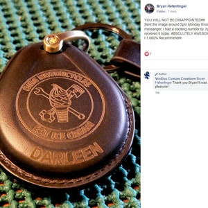 Custom Engraved Leather Harley Key Fob Cover: Personalized FOB Case - Etsy