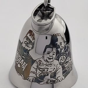 Custom Engraved Stainless Steel Guardian Bell - Personalized Motorcycle ...