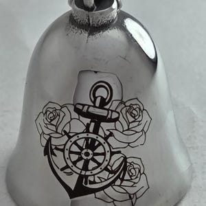 Custom Engraved Stainless Steel Guardian Bell - Personalized Motorcycle ...
