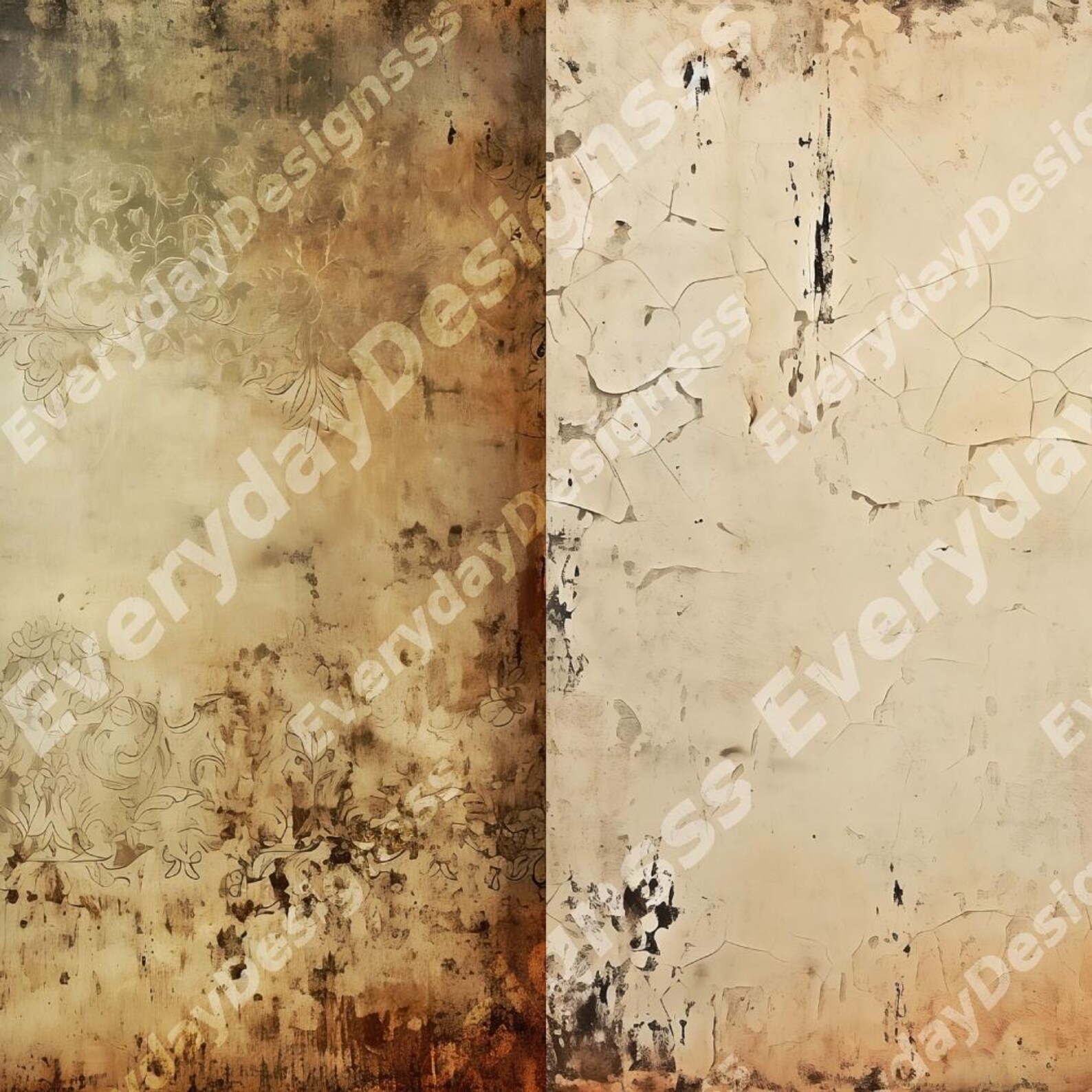 12, Printable, Scrapbook, Old Stained Paper, Paper, Antique Paper ...