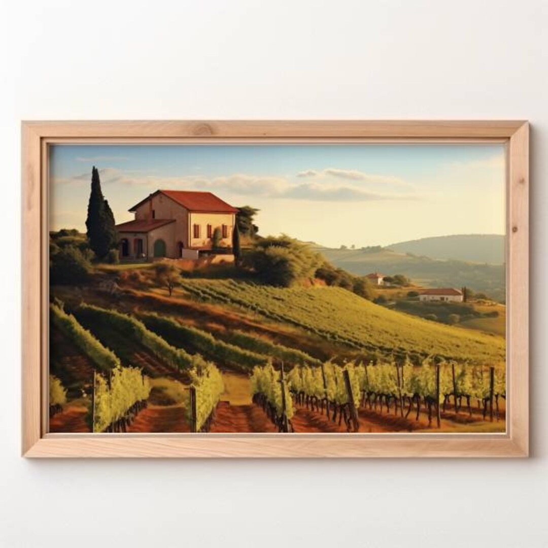 Printable,digital Art, Vineyards, Wine, Grape Farm, Wine Country ...