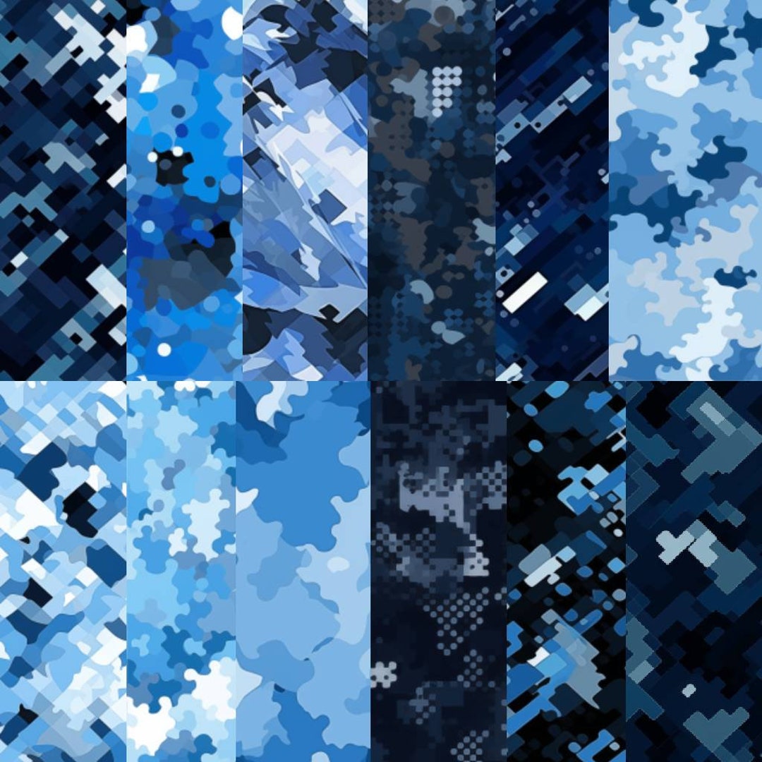 12,printable,pixelated Camo ,digital Paper,camouflage Digital Paper ...