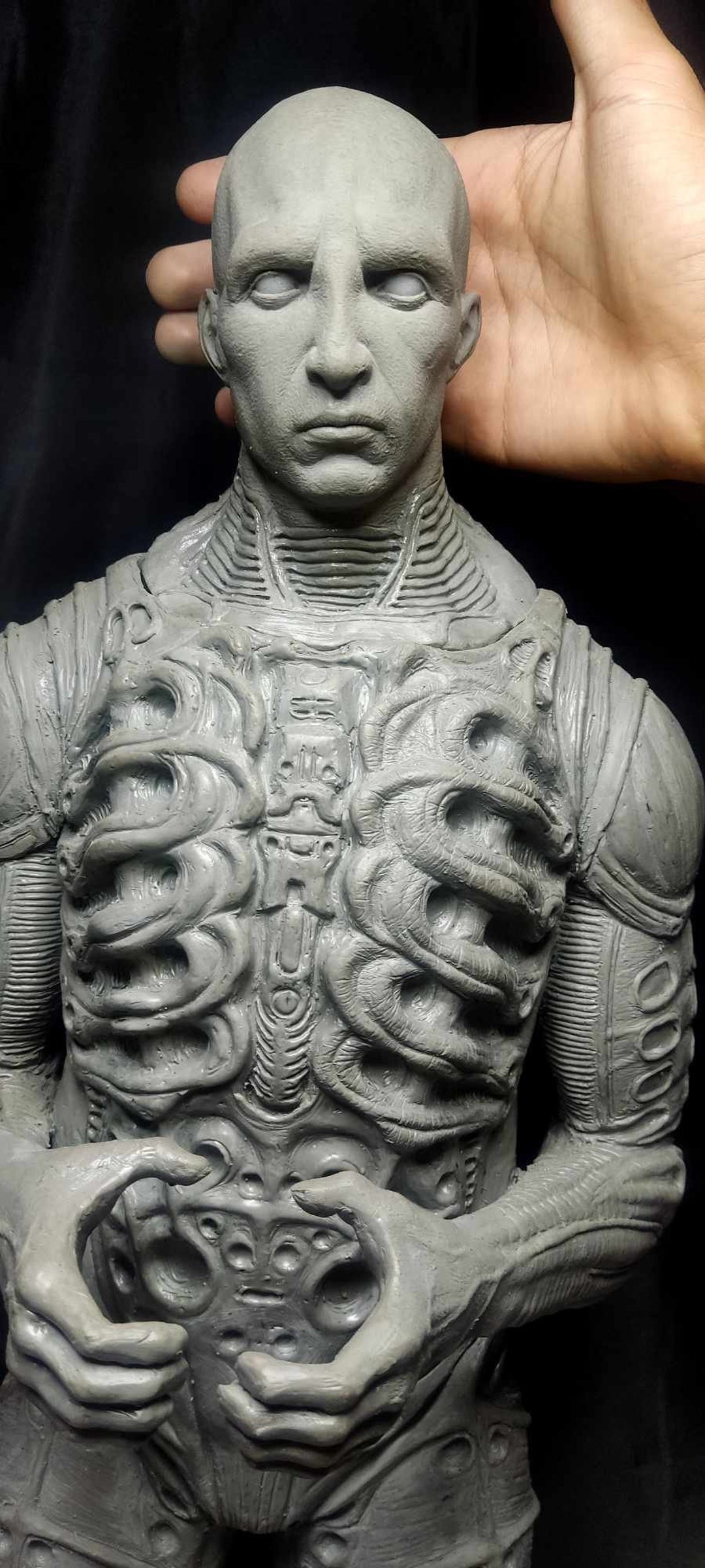 Alien Engineer Statue prometheus H.R Giger resin Kit PO - Etsy