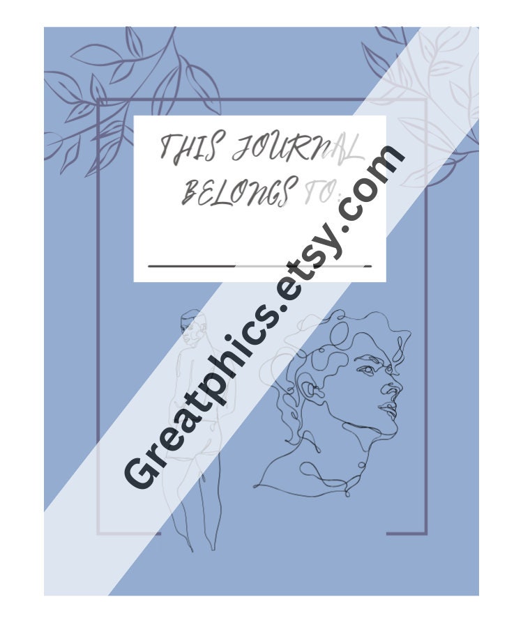 Men's Journal Template - Etsy